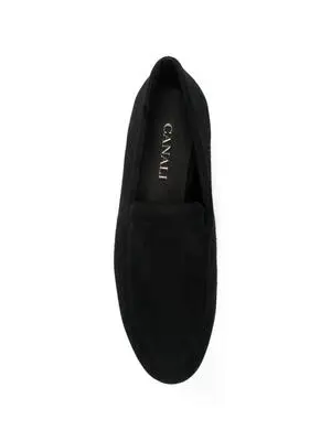 Canali Herringbone-pattern Loafers