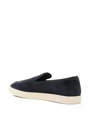 Canali Suede Slip-on Loafers
