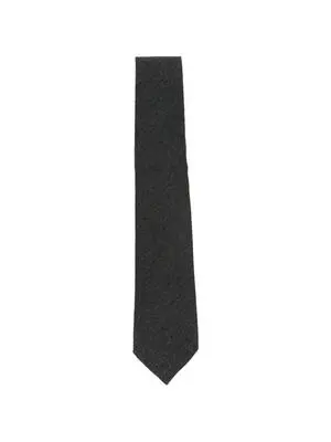 Tagliatore Textured Finish Neck Tie - Grey