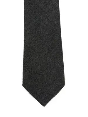 Tagliatore Textured Finish Neck Tie - Grey
