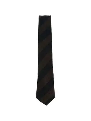 Tagliatore Diagonal-stripe Tie - Blue