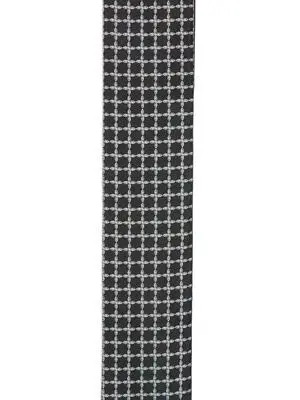 Tagliatore Geometric-print Scarf - Black
