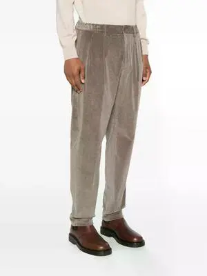 Tagliatore Pleated Corduroy Trousers