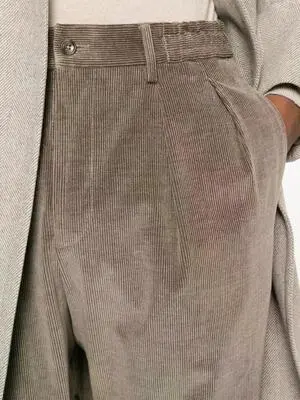 Tagliatore Pleated Corduroy Trousers