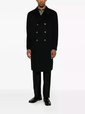 Tagliatore Double-breasted Peak Lapel Coat