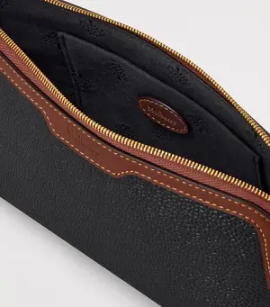 Mulberry Small Scotchgrain Cosmetic Pouch - Black