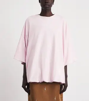 Acne Studios Loose-fit Cropped Cotton T-shirt