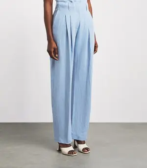 Nanushka Hettie Pleated Barrel-leg Trousers
