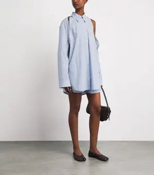 Nanushka Nananda Pinstripe Cotton Shirt