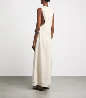 Nanushka Amarilis Linen-blend Maxi Dress - Ivory