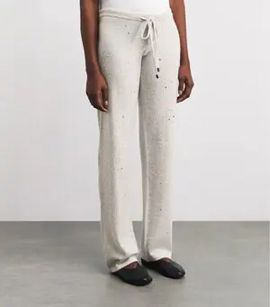WILLIAM SHARP Embellished Cashmere Sweatpants