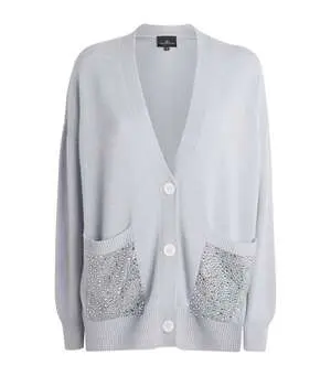 WILLIAM SHARP Cashmere Crystal-embellished Cardigan