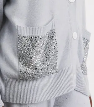 WILLIAM SHARP Cashmere Crystal-embellished Cardigan