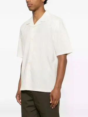 Officine Générale Seersucker Short-sleeve Shirt