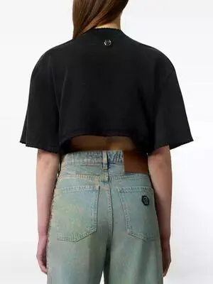 Philipp Plein Printed Crop Top