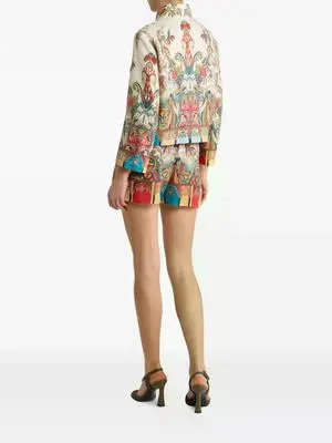 Etro Paisley Print Cropped Jacket