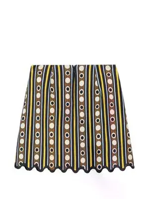 La DoubleJ Baia Mini Skirt With Scalloped Hem