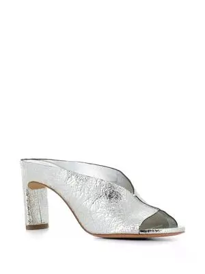 Del Carlo Metallic Sandals For Women