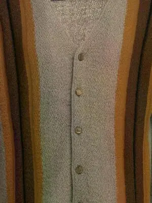 Needles Striped Mohair-blend Cardigan