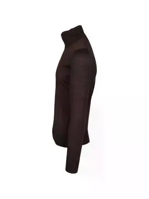 Al Duca D'aosta Roll-neck Knitted Sweater - Brown