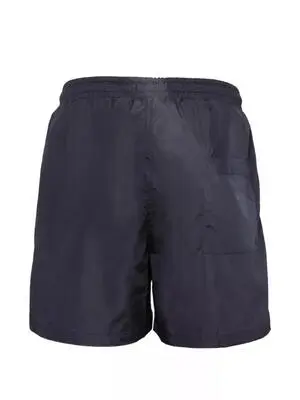 LOW BRAND Drawstring Swim Shorts With Logo Patch