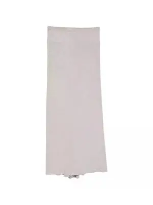 Rick Owens Calf Bias Ribbed-knit Maxi Skirt