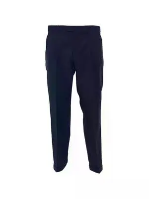 BRIGLIA 1949 Borgonuovo Turn-up Trousers - Blue
