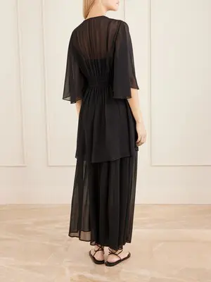 ERES Shirred Muslin Blouse