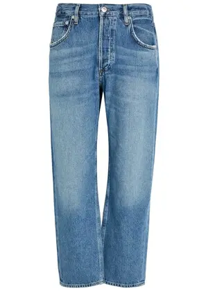Citizens Of Humanity Winslow Boyfriend Cropped Jeans - Blue