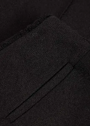 Tove Crepe Trousers With Frayed Trim