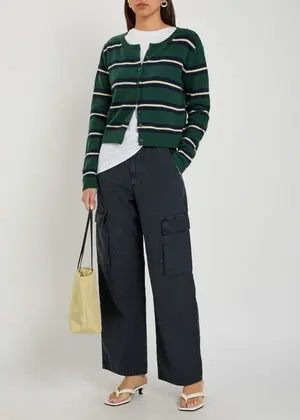 Citizens Of Humanity Esme Cotton Cargo Trousers - Navy