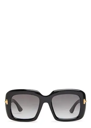TOM FORD Square Frame Sunglasses - Black