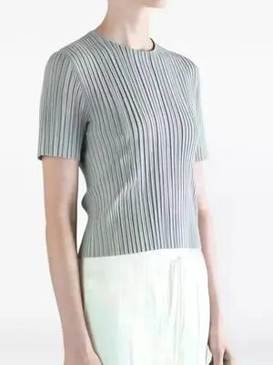 Issey Miyake Slim Fit Short Sleeve Top