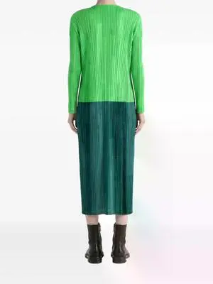 Issey Miyake Swing Colour-block Coat
