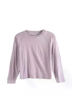 MARGARET HOWELL Raglan Sleeve Long Sleeve T-shirt - Pink