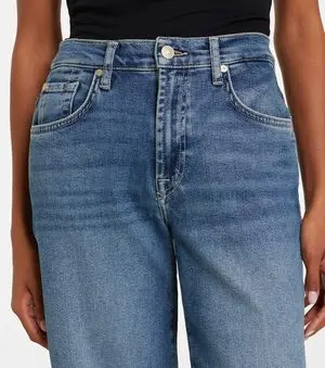7 For All Mankind Stovepipe Straight Jeans