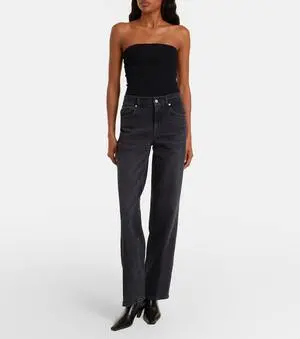 7 For All Mankind Stovepipe Straight Jeans