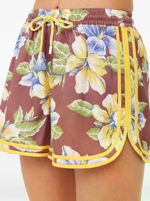 The Upside Isla Klio Floral-print Shorts