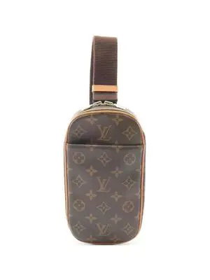 LOUIS VUITTON Pochette Ganju Monogram Messenger Bag - Brown