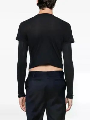 SONIA CARRASCO Logo-embroidered T-shirt