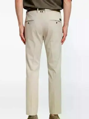 MASON'S Torino Flex Pressed-crease Chinos Trousers - Neutrals