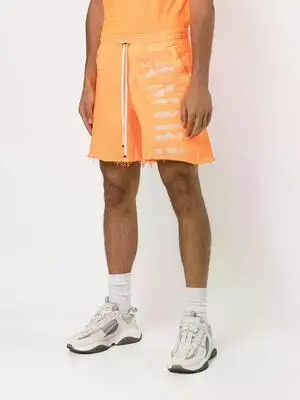 Amiri Logo-print Cotton Track Shorts