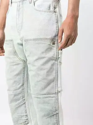 Amiri Jacquard Straight-leg Carpenter Jeans