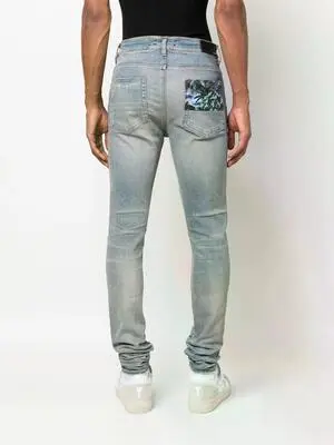 Amiri Star Patch Skinny Jeans