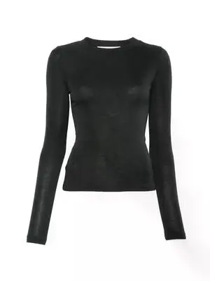 Fear Of God Ribbed Texture Long Sleeve T-shirt - Black