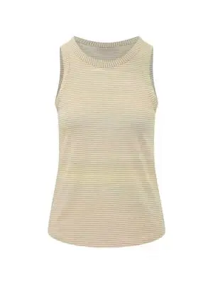 Momoni Sleeveless Striped Tank Top - Neutrals