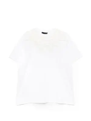 RAXXY Quilted Detail T-shirt - Neutrals