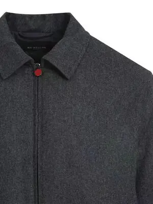 Kiton Zip-up Wool Jacket