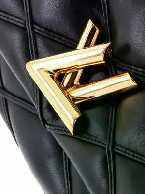 LOUIS VUITTON Malletage Leather Mm Shoulder Bag - Black