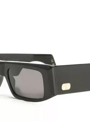 Valentino Garavani Vlogo Rectangle-frame Sunglasses